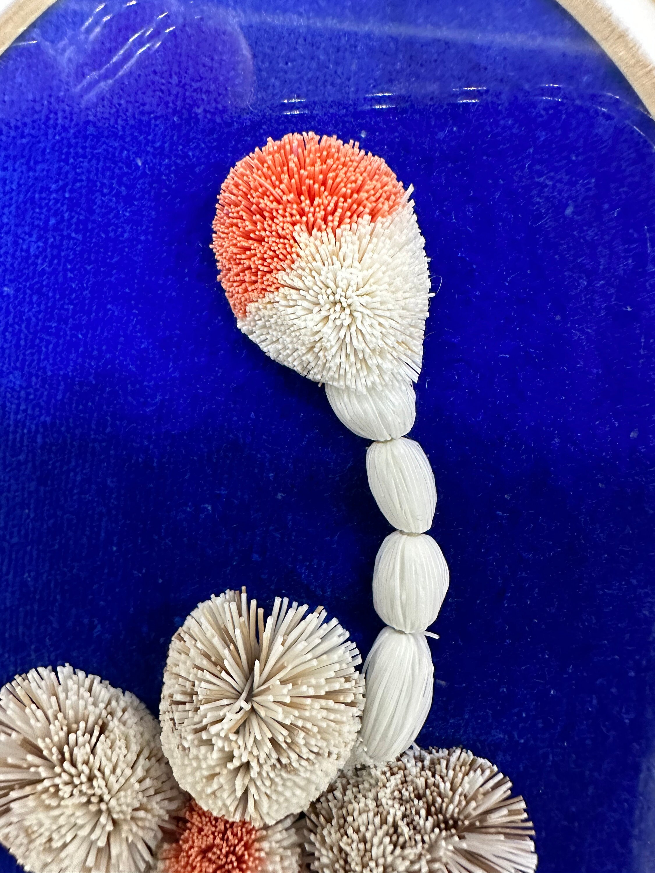 Vintage Caribou Tufting White Flowers Framed Picture Alberta - Etsy