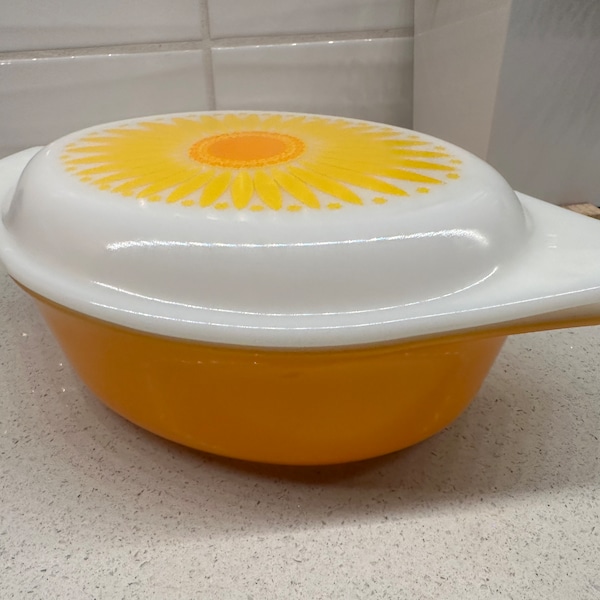 Pyrex Sunflower - Etsy