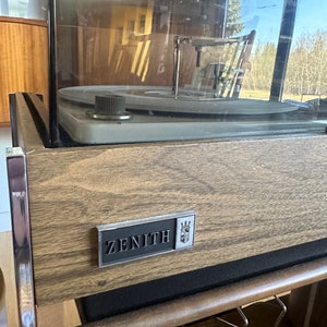 Zenith Circle of Sound Vintage Stereo System: Mid Century Turntable ...