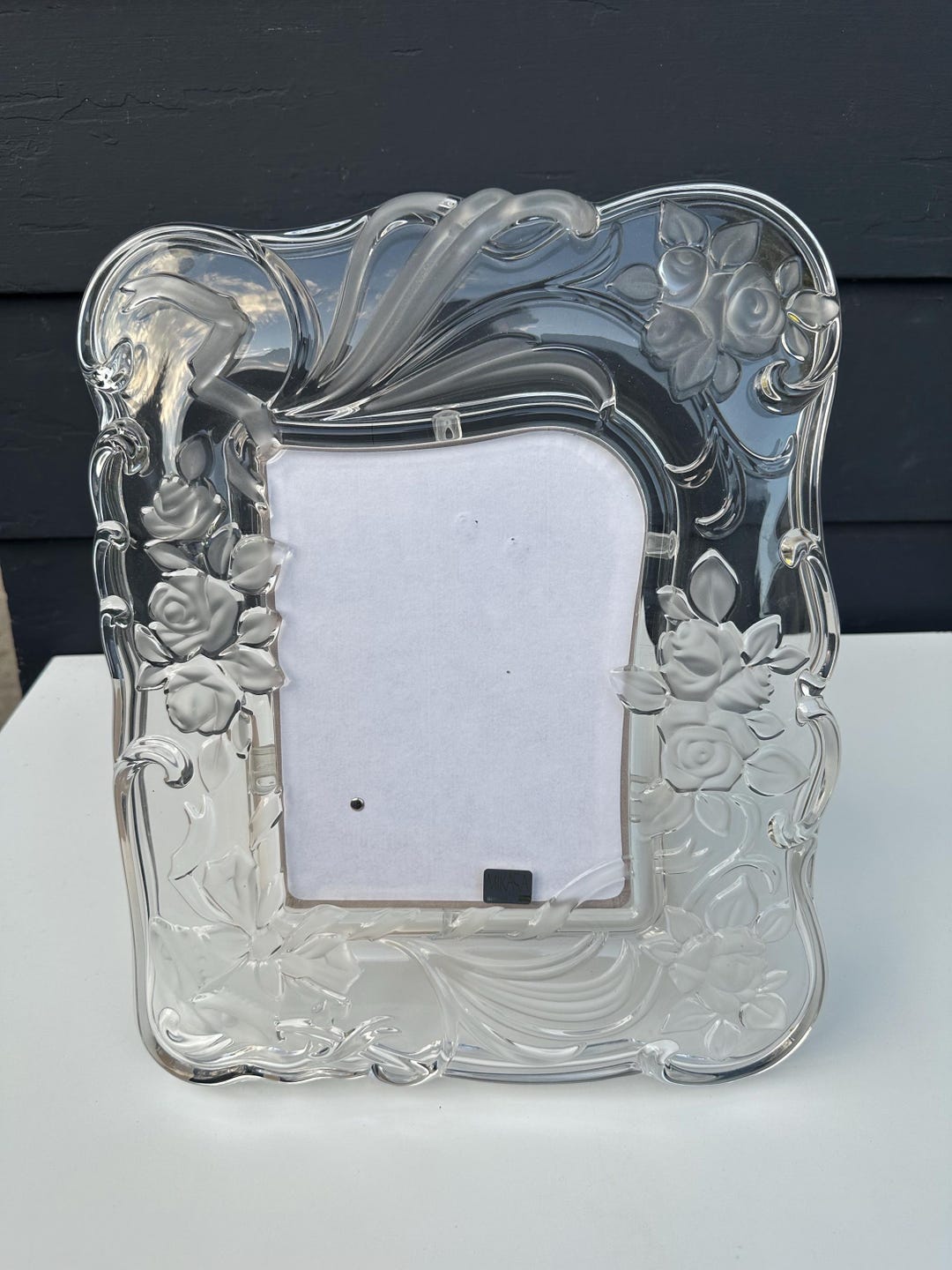 Mikasa Crystal Wedding Picture Frame 6.5 X 8 Inch - Etsy