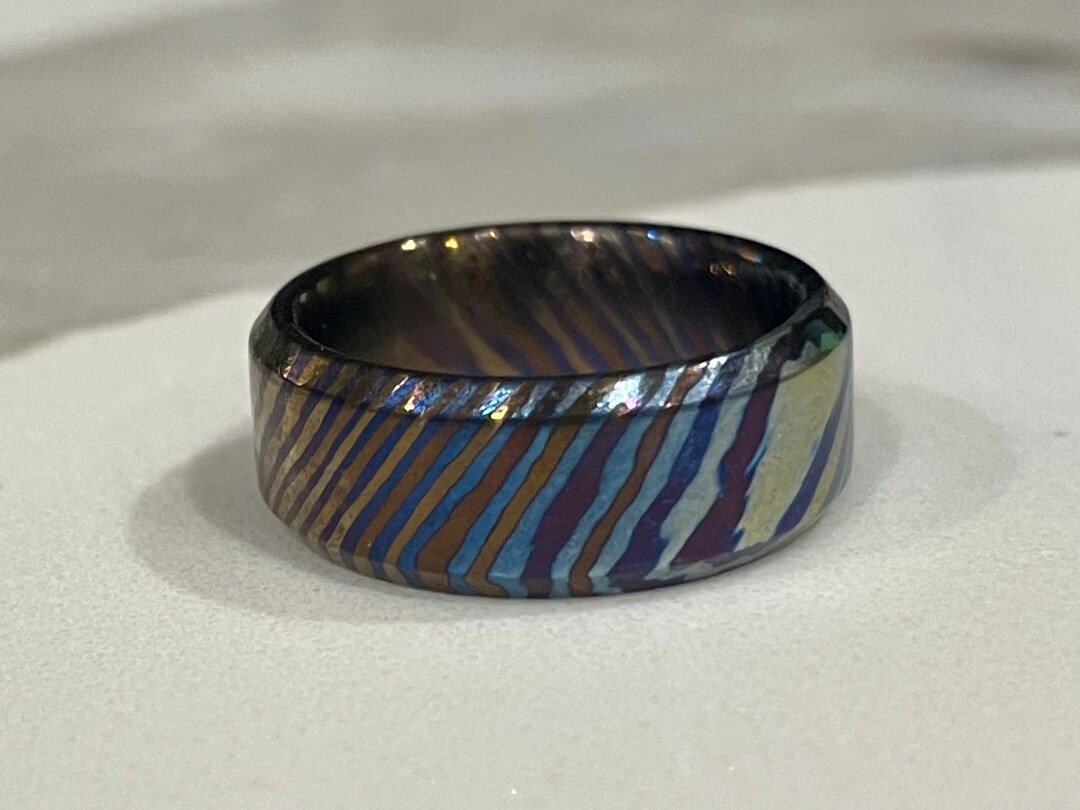 Timascus Ring (3 Alloy) - Etsy
