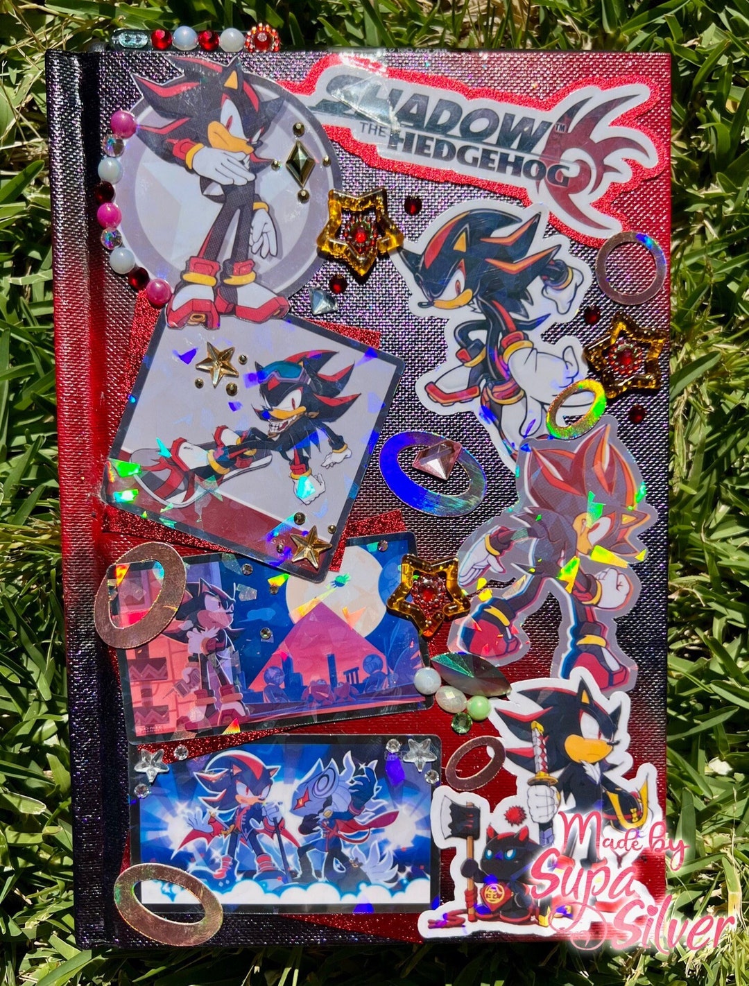 Shadow the Hedgehog Custom Sketchbook - Etsy