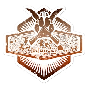 Dungeons Ranger Badge Dragons Emblem Tabletop RPG Game | Etsy