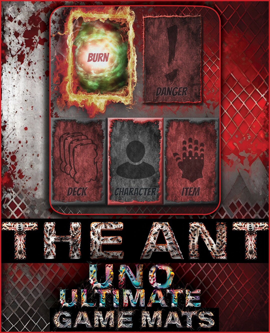 Ultimate Uno Marvel DC Custom Game Mats Card Board Foil - Etsy