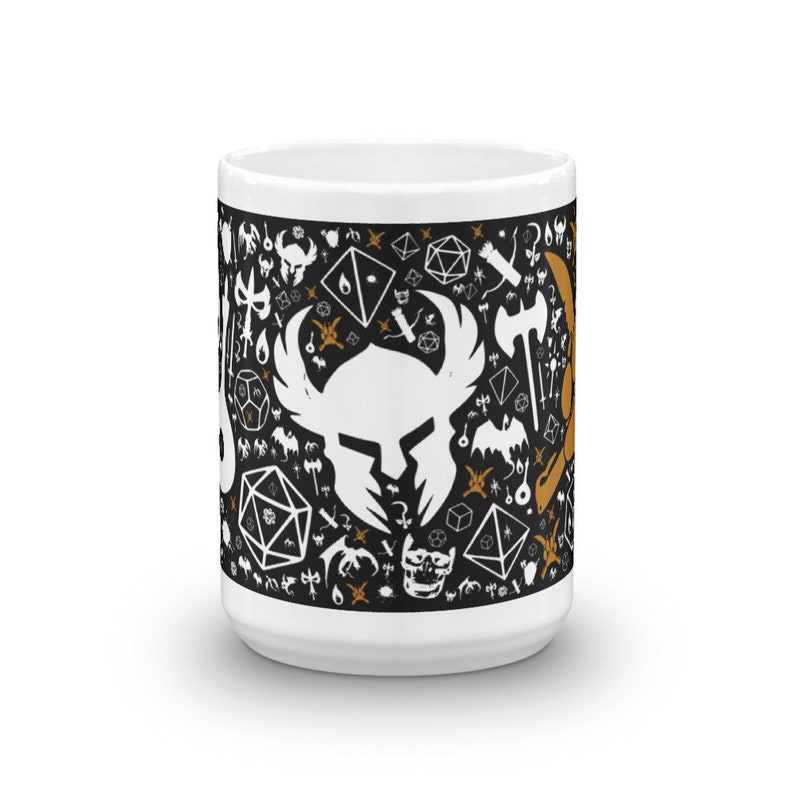 Dragons DND White on Black Ranger Icon Art Dungeons and - Etsy