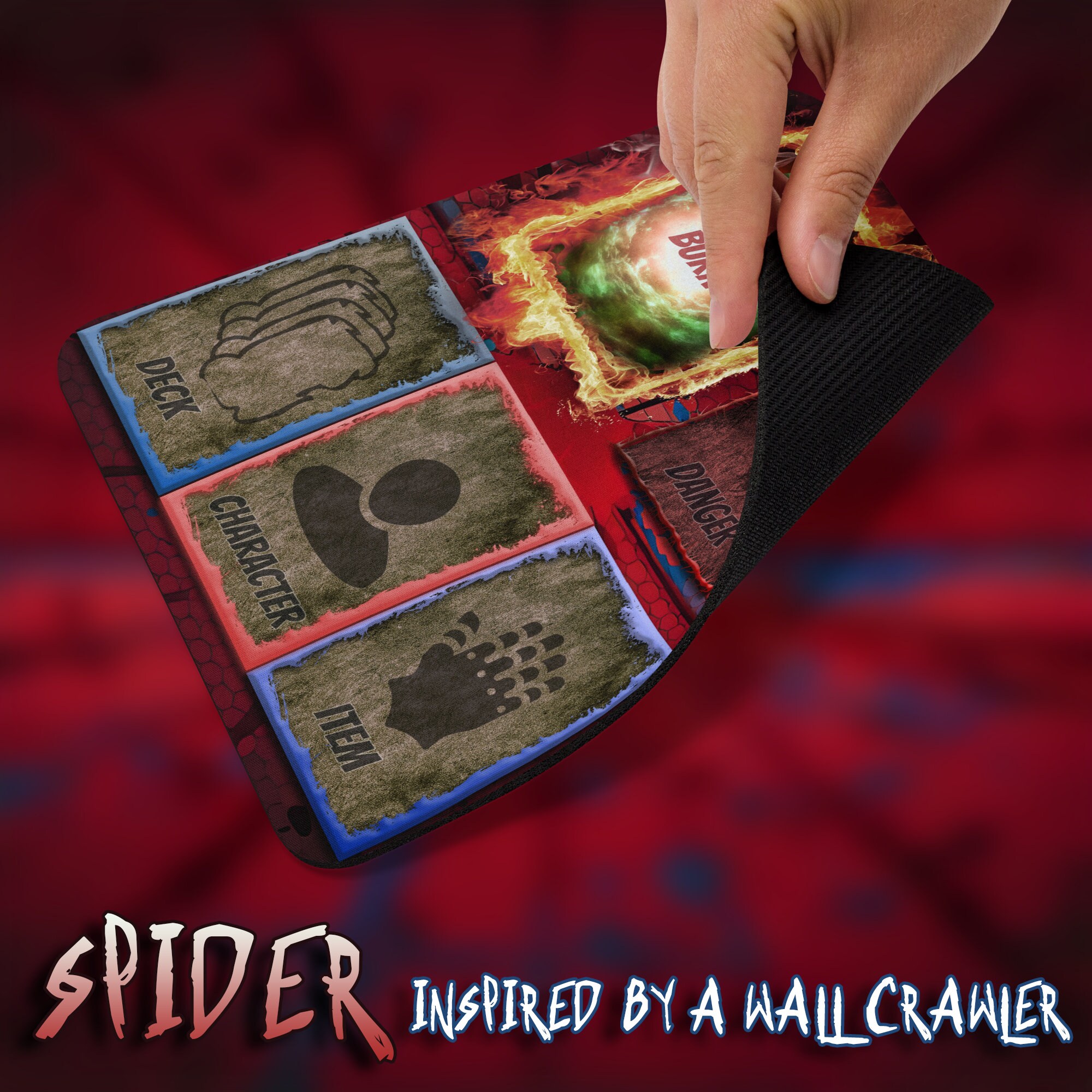 Ultimate Uno Marvel DC Custom Game Mats Card Board Foil Chase SPIDER MAT - Etsy