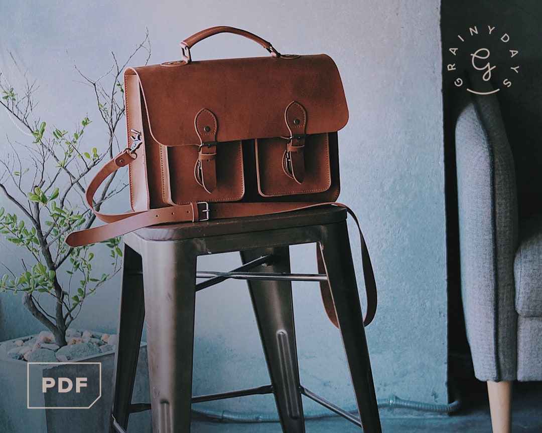 Leather Satchel Bag [PDF Pattern] - Etsy