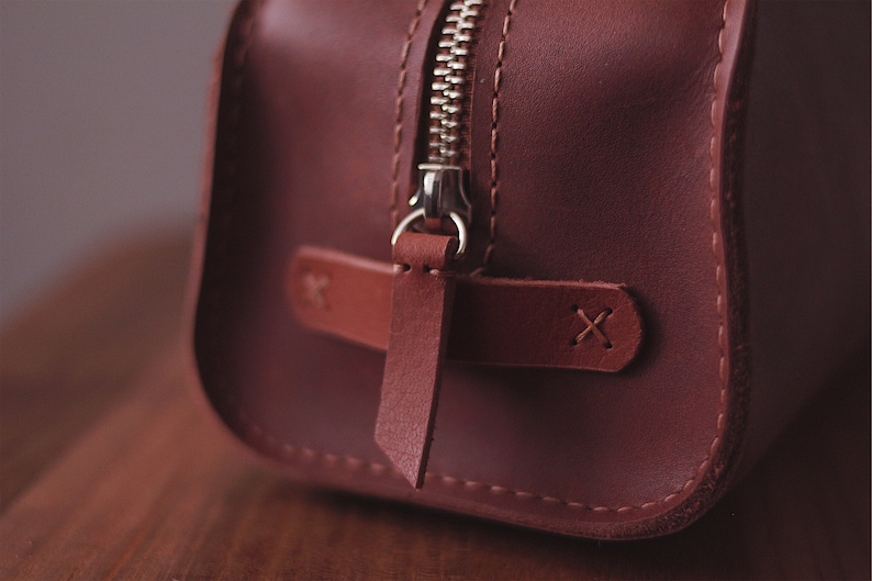 Leather Dopp Kit Toiletry Bag PDF Pattern - Etsy