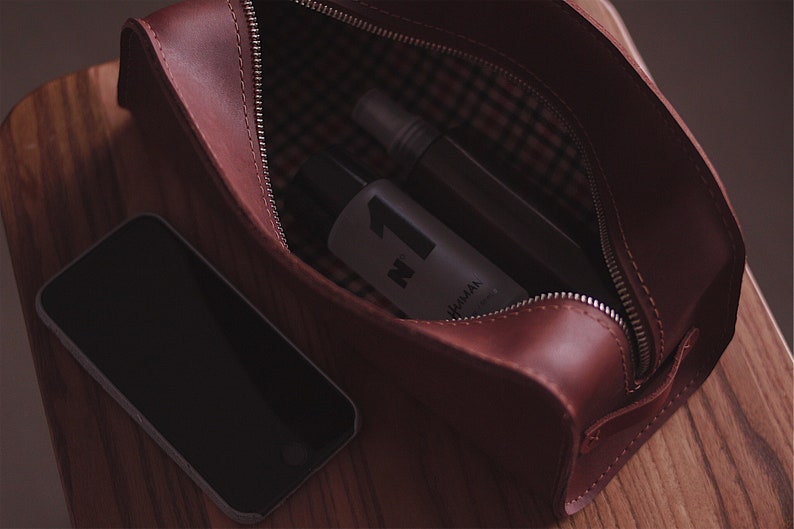 Leather Dopp Kit Toiletry Bag PDF Pattern - Etsy