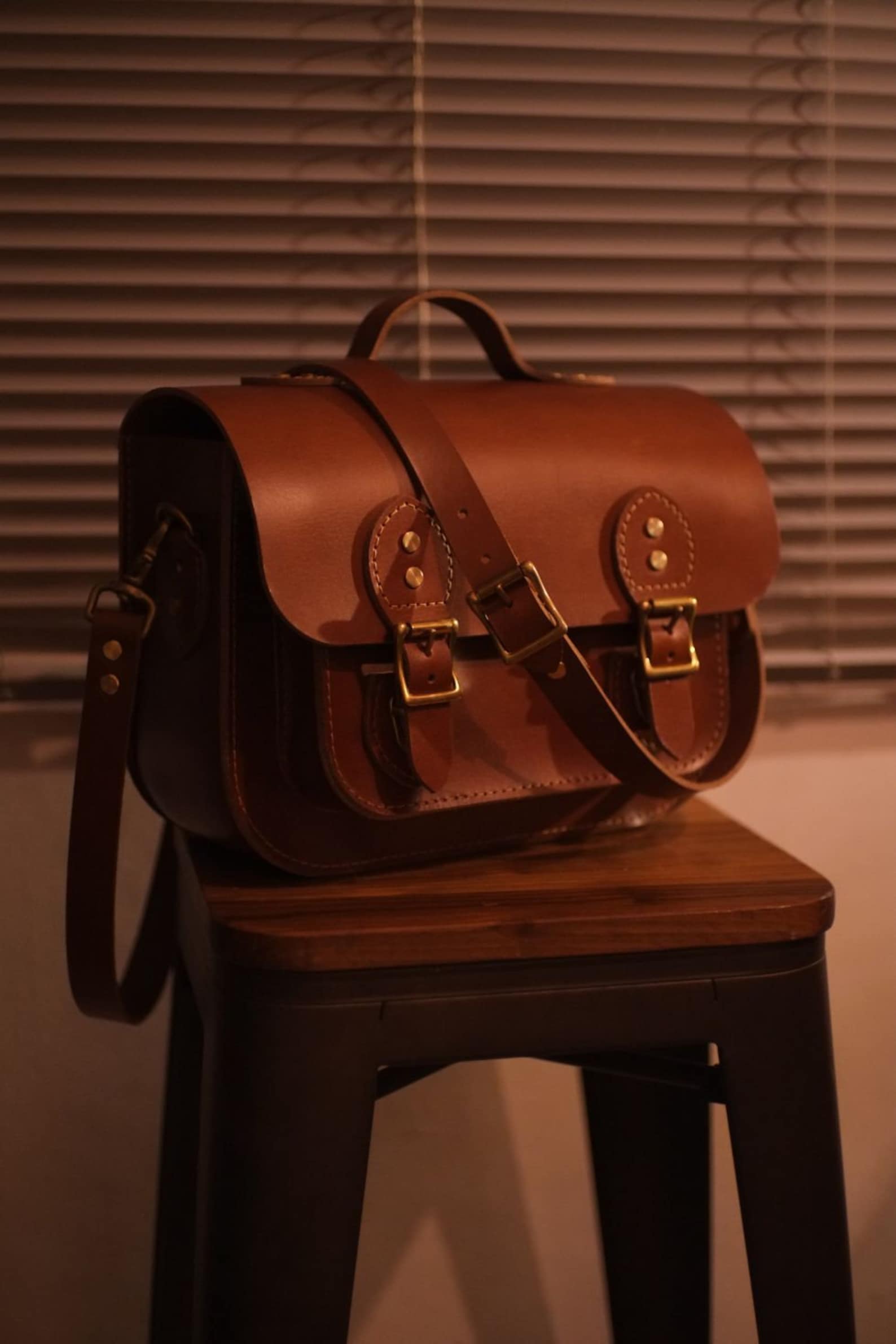 12-inch Leather Satchel Bag [PDF Pattern] - Etsy