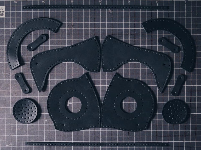 Leather Biker Mask PDF Pattern - Etsy