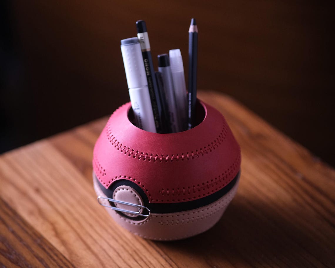 Portapenne a sfera magnetico in pelle [Modello in PDF] - Etsy Italia