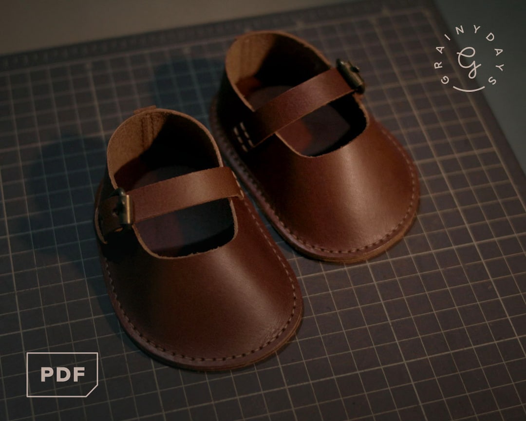 Baby Shoes PDF Leather Pattern (3 Sizes - 2/3/4 UK) - Etsy