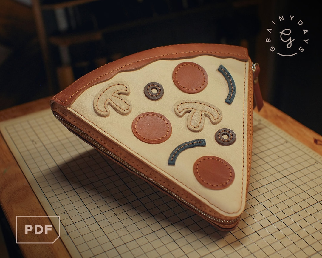 Leather Pizza Utility Pouch [PDF Pattern] - Etsy