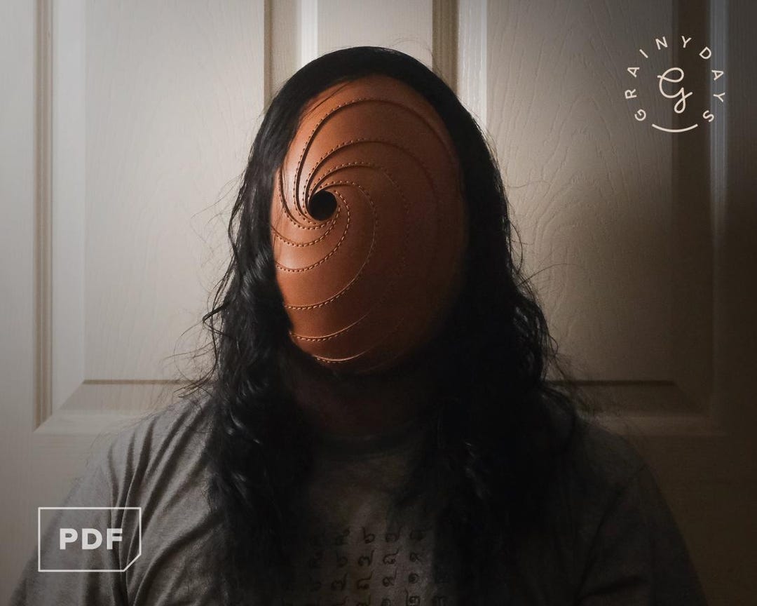 Leather Swirly Mask [PDF Pattern] - Etsy