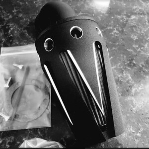 Harley Blacked Out Velocity Stack Kit Made in the USA D&M Customs ...