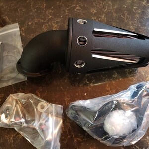 Harley Blacked Out Velocity Stack Kit Made in the USA D&M Customs ...