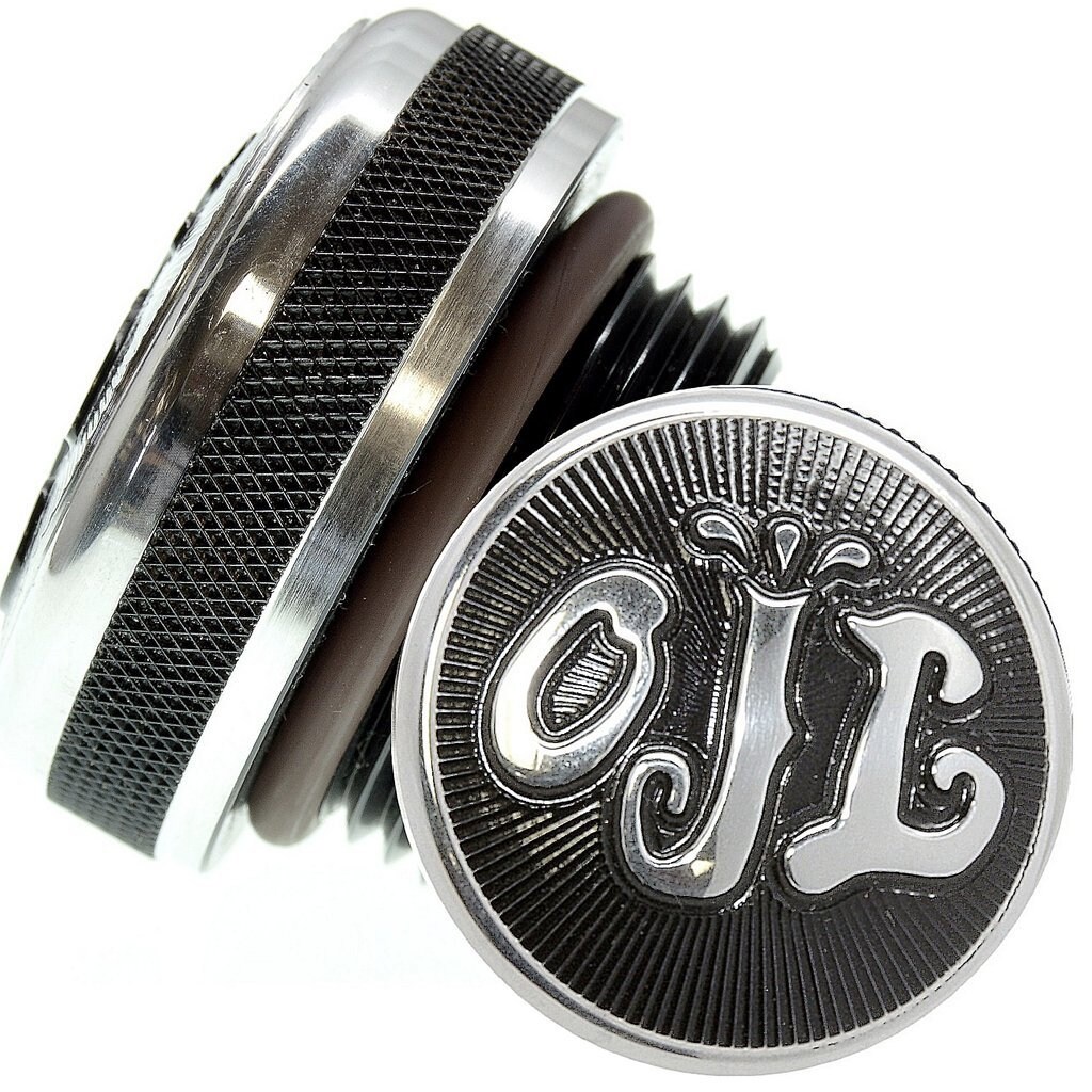 Harley Custom Oil Cap OIL SERIES 1-5/16" Thread Made in the USA Brass ...