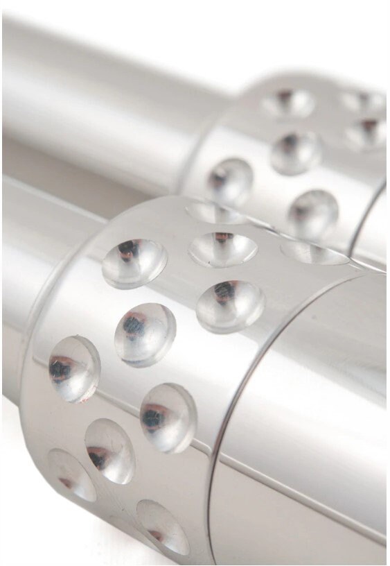 Billet Pushrod Tube Covers Twin Cam Engines/ Black or Polished Finish ...