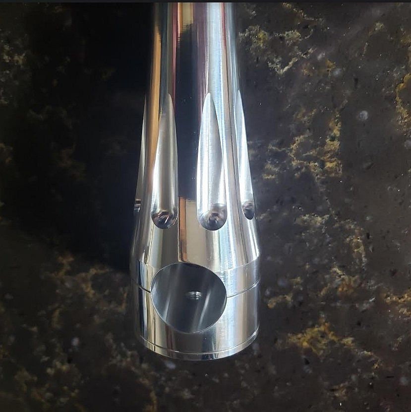 Motorcycle Risers 8 Inch Tall for 1 Inch Bars / Kens Factory High ...