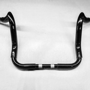 Harley Handlebars Pointed , Big Azz Bagger Bars 1.50 Black or Chrome ...
