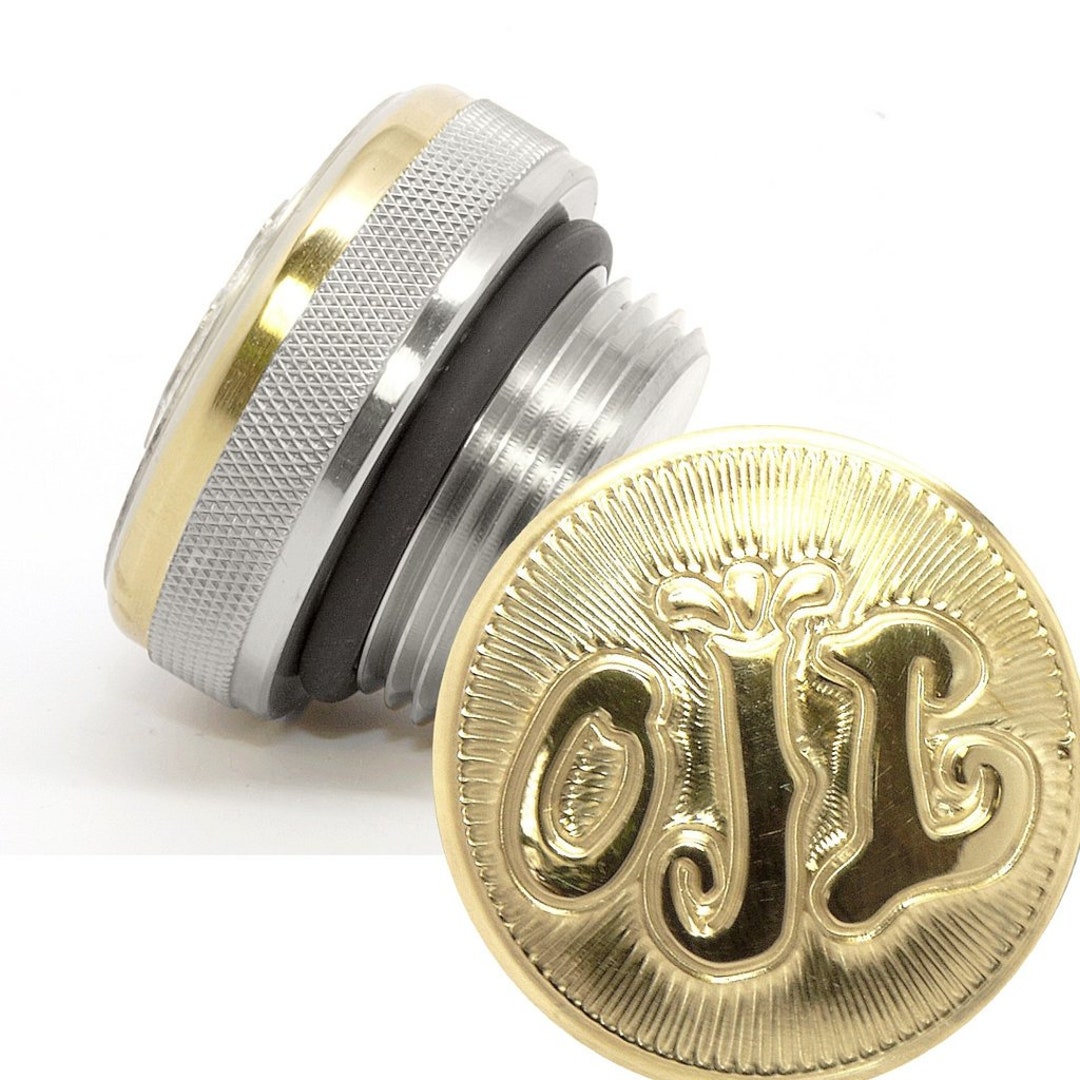 Harley Custom Oil Cap OIL SERIES 1-5/16" Thread Made in the USA Brass ...