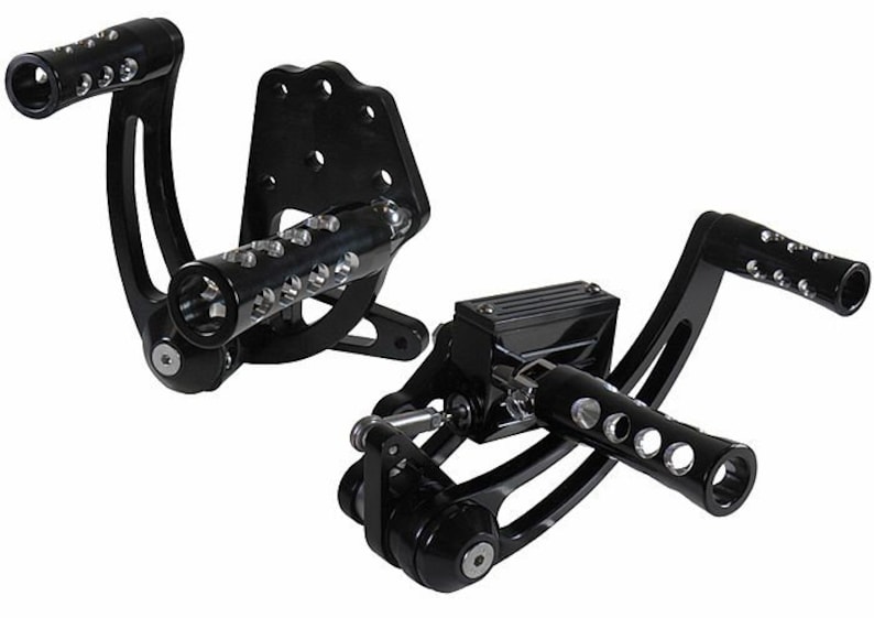 Harley or Custom Forward Control Chrome or Black for Big Twin 4 SPEED ...