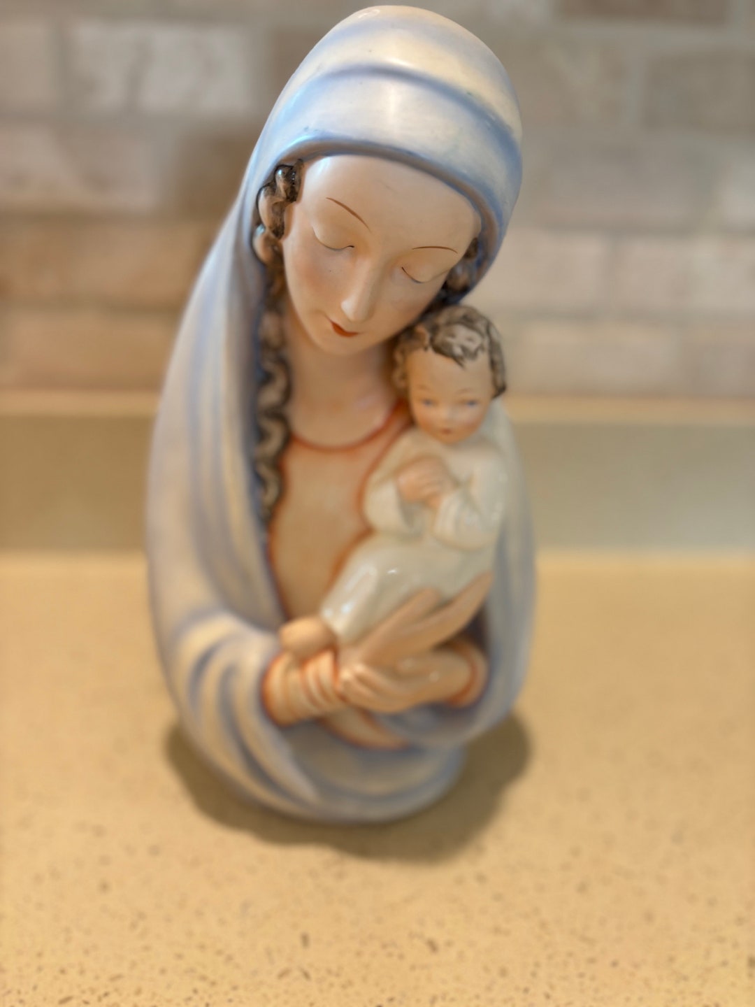 Goebel Madonna and Child Mary Jesus Figurine Bust 1950's RARE Read ...