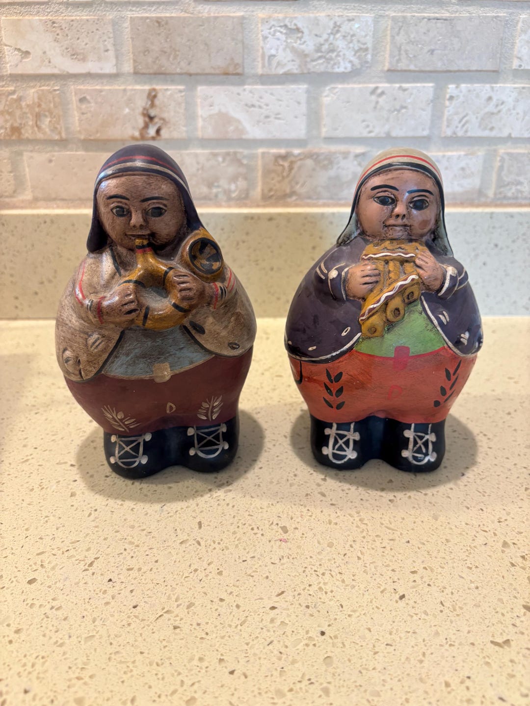 Vintage Chulucanas PERUVIAN Folk Art Clay Pottery Figurine Made in Peru ...