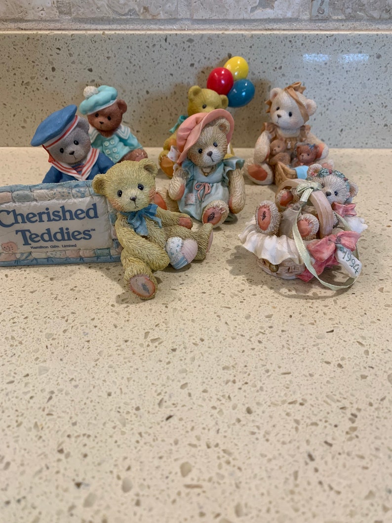 Set of 7 Assortment of Cherished Teddies - Etsy