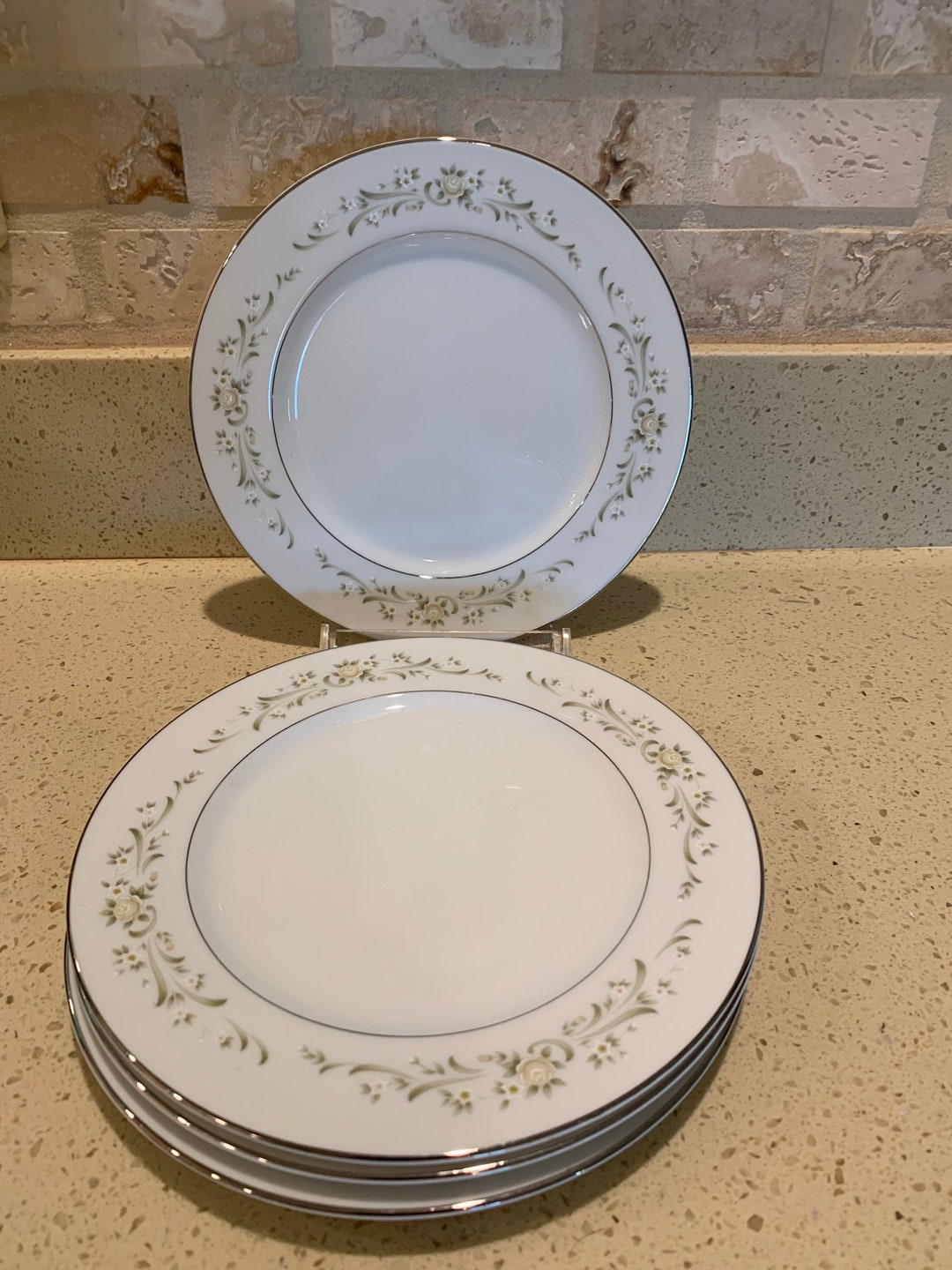 Sango Debutante Salad Set of 4 Plates - Etsy