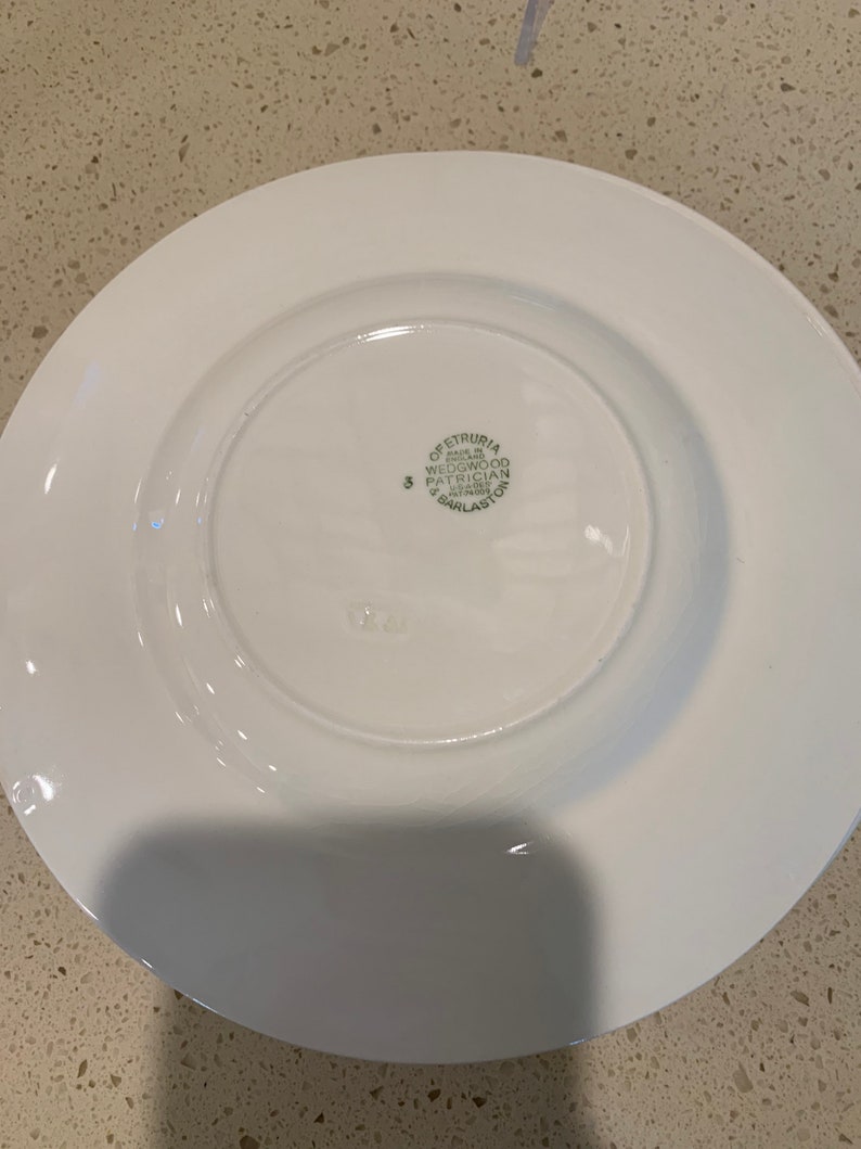 RARE Wedgwood Patrician Etruria & Barlaston Embossed Salad Lunch Plates ...