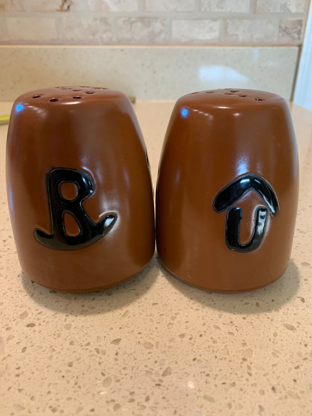 Vintage Cowboy Western Branded Salt and Pepper Shakers - Etsy