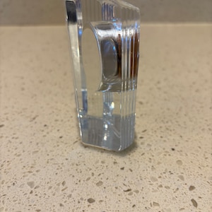 Waterford Crystal Colonnade Desk Clock Paperweight 4 - Etsy