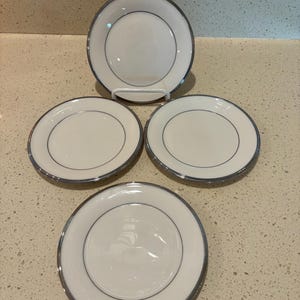 Lenox Solitaire Platinum Ivory Bread & Butter Plate 6 3/8” Set of 4 - Etsy