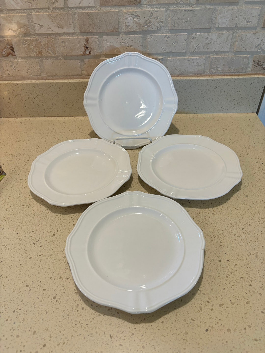 Threshold White Wellsbridge Stoneware Salad Plates Set of 4 - Etsy
