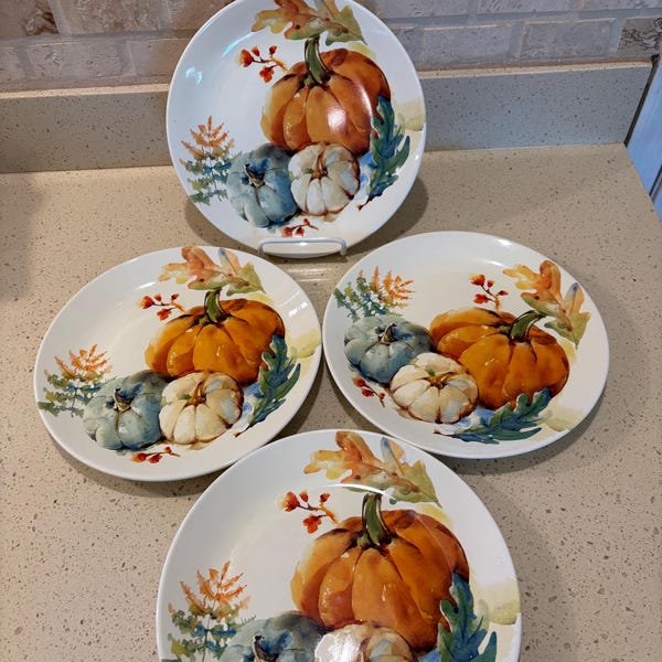 Fall Dinner Plates - Etsy