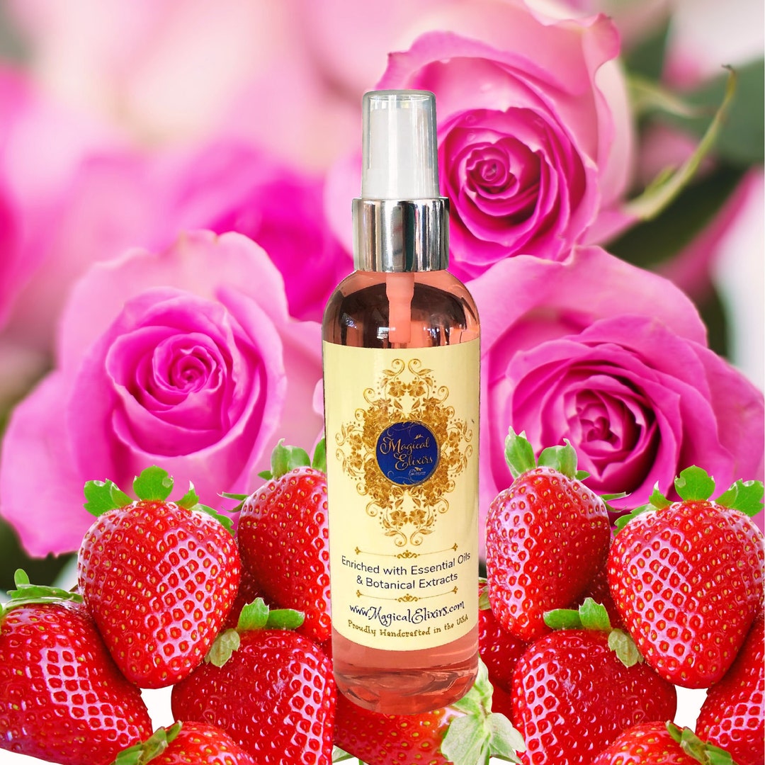 Strawberry Rose Spray Mist, Body Mist, Body Spray, Eau De Cologne ...