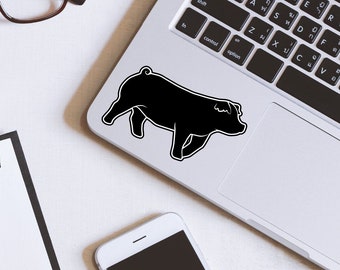 Show pig decal | Etsy
