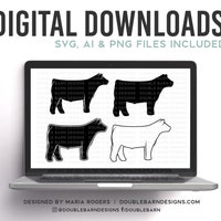 Show Steer Svg - Show Steer Silhouette - Show Steer Svg Bundle - Show ...