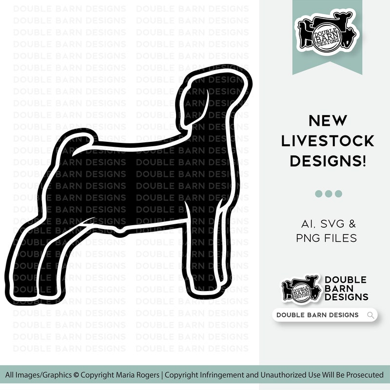Show Goat Svg Vinyl - Etsy