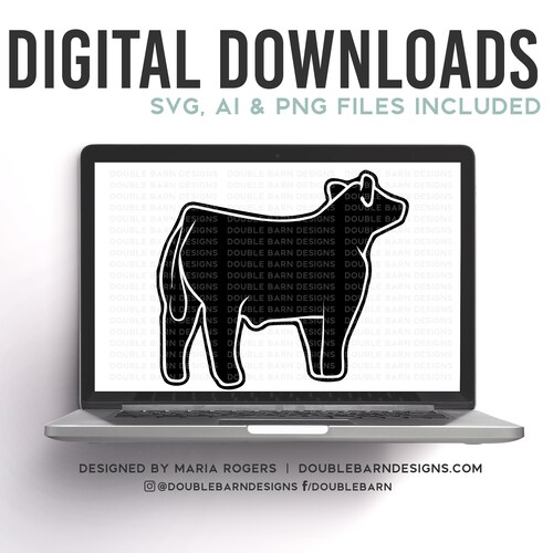 Front Steer Digital Download SVG PNG AI Files Show - Etsy