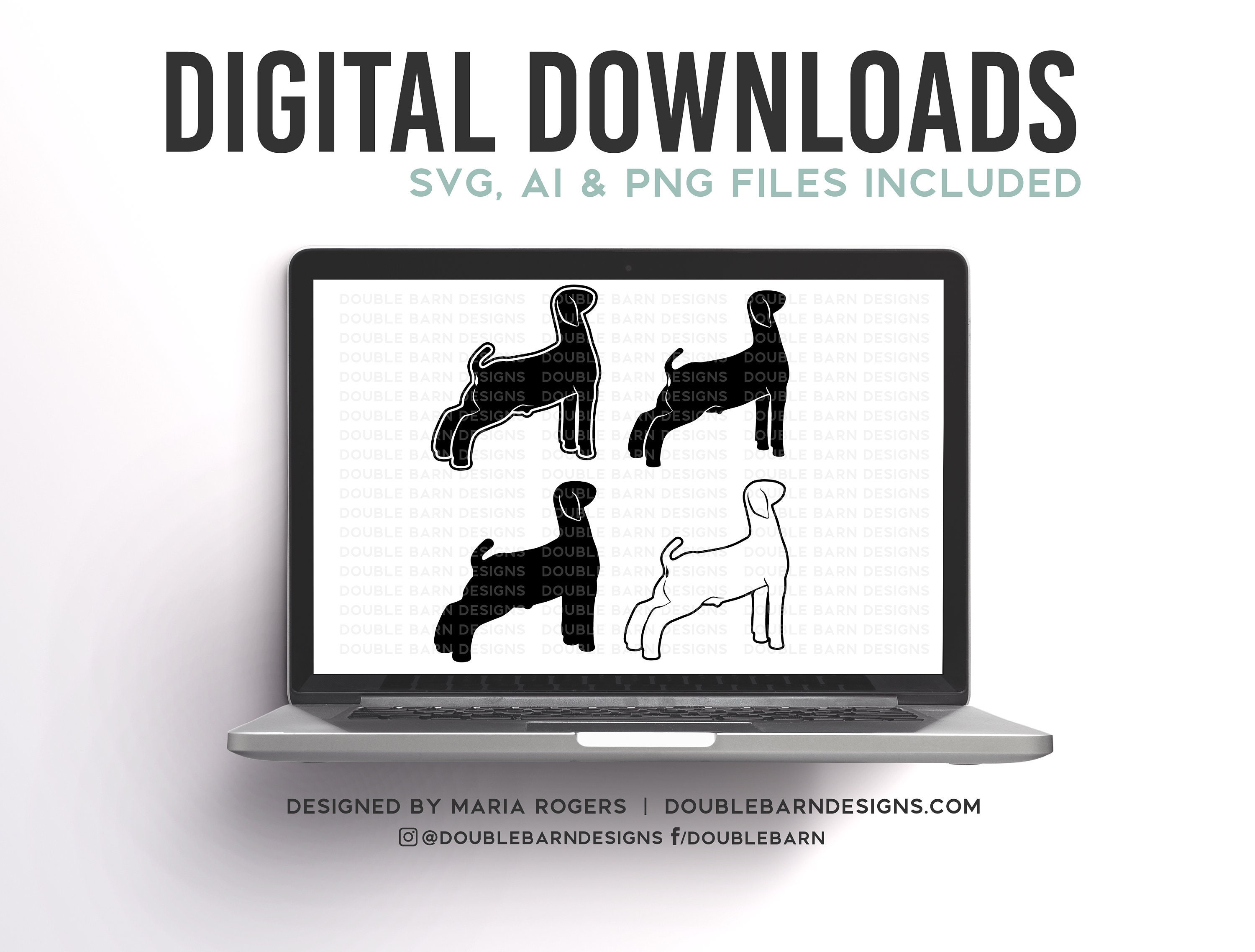 Market Goat SVG Bundle: Wether Type Designs (digital Download) - Etsy