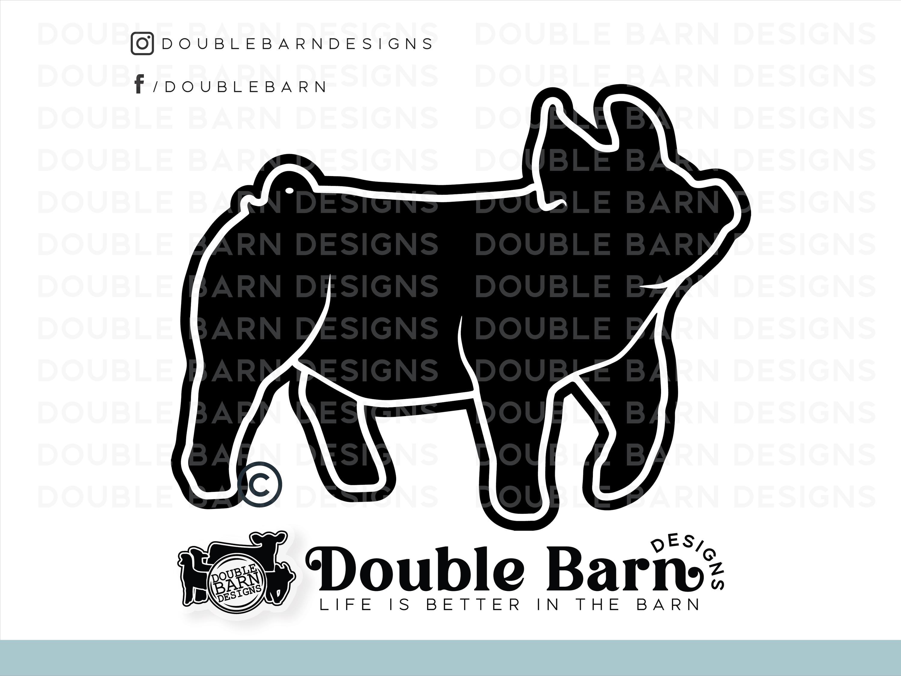 Show Gilt Digital Download - Svg - Png - Ai - Show Pig Design Clipart ...