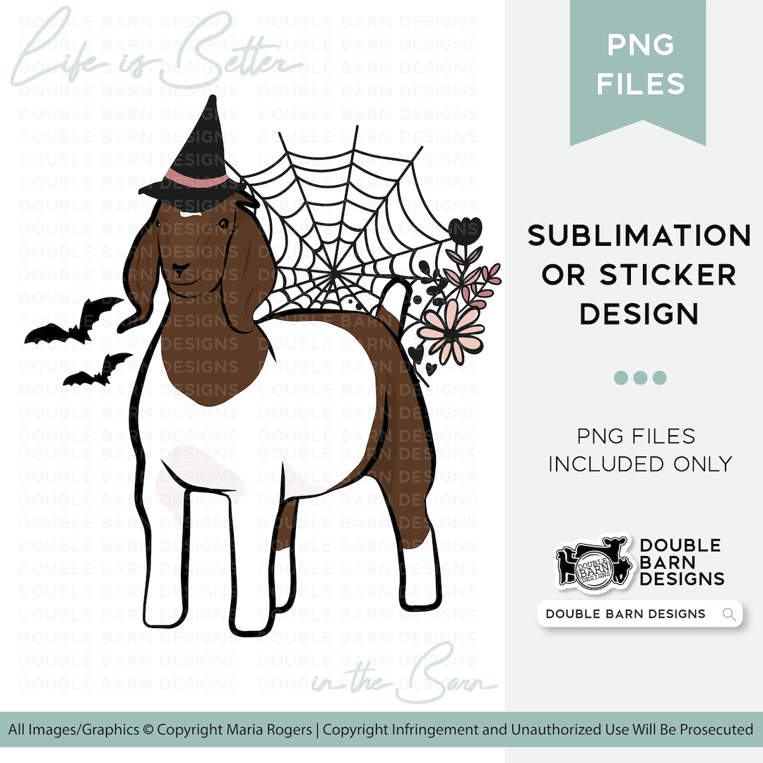 2023 Show Goat Witch - PNG Files Included | Commercial Use - Etsy