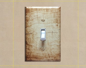 Wood light switch | Etsy