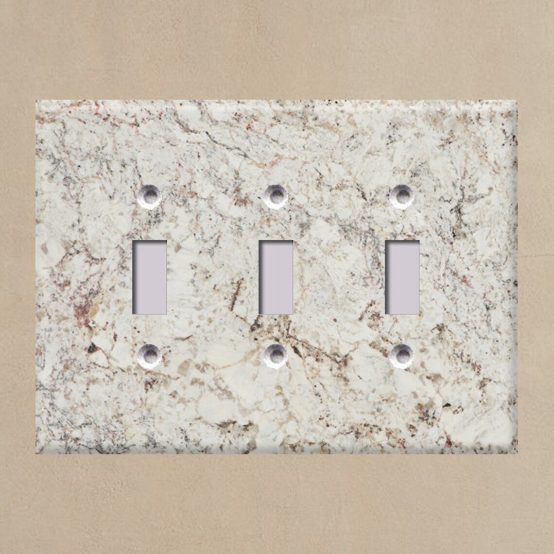 Faux Granite Pattern 11 Light Switch Plate Covers Home | Etsy