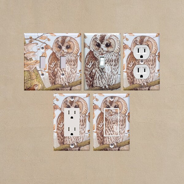 Owl Switch Plate - Etsy