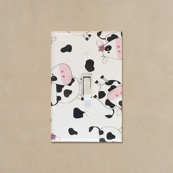 Cute Cows Light Switch Plate Covers Home Decor Outlet | Etsy