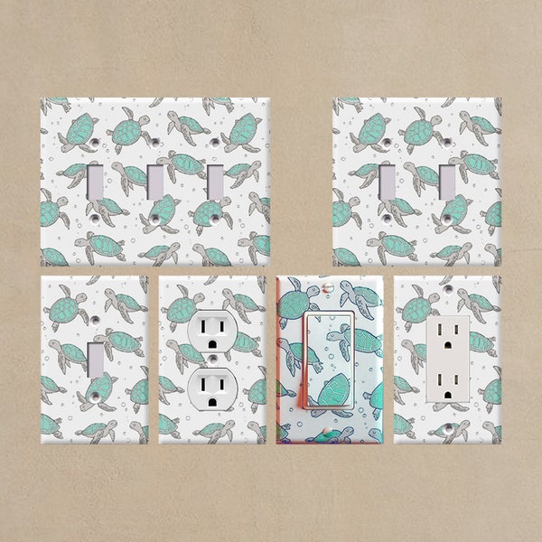 Sea Turtle Light Switch Cover - Etsy